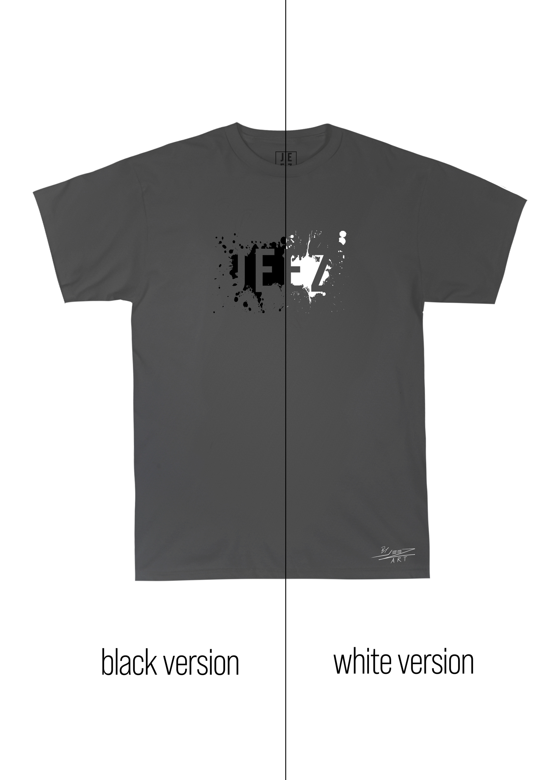 🌌 JEEZ Collection 🌌 Splash Logo Tee – JeezArt