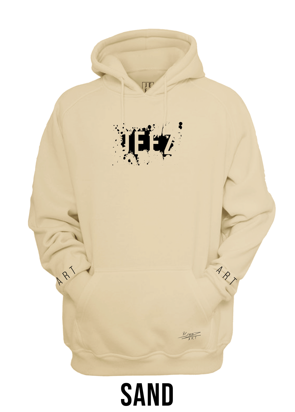 🌌 JEEZ Collection 🌌 Splash Logo Hoodie – JeezArt