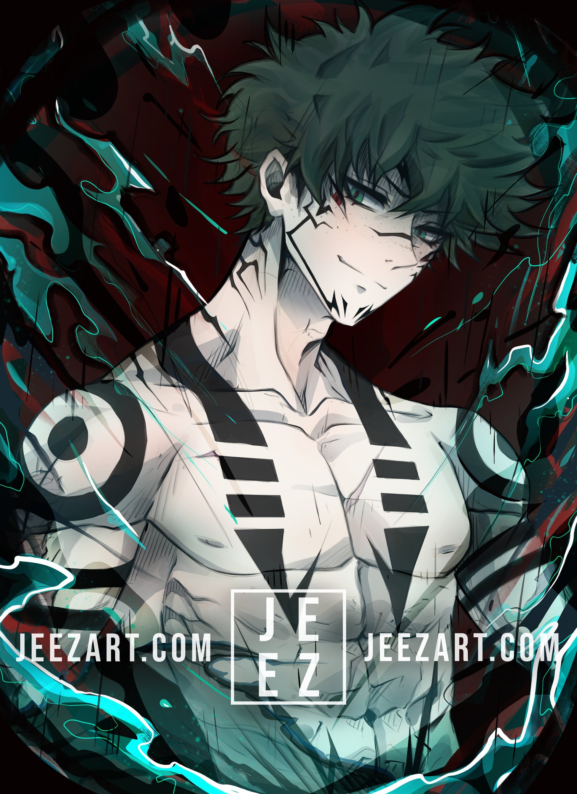 Deku x Sukuna Print – JeezArt