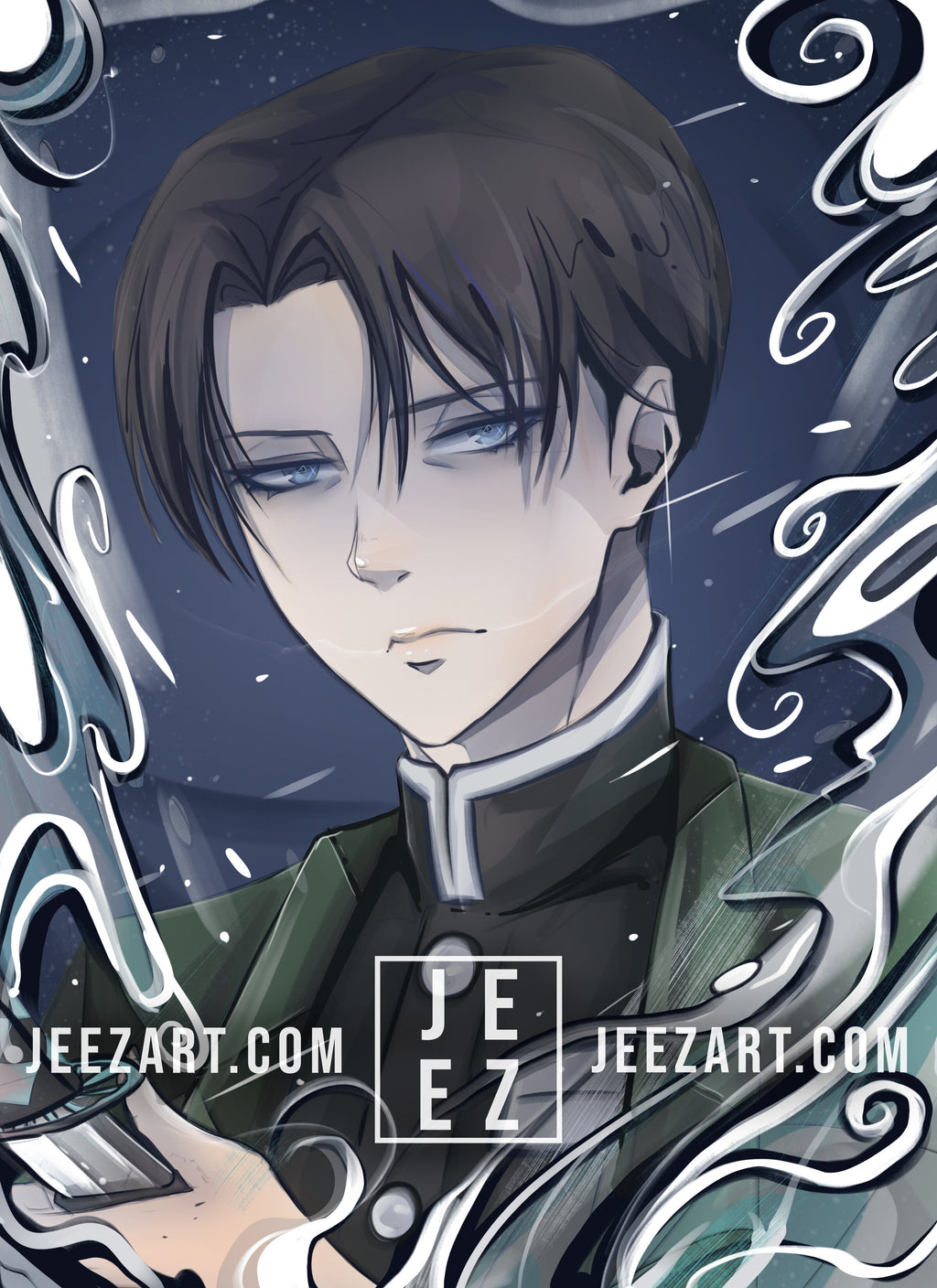 Levi Demon Slayer Print – JeezArt