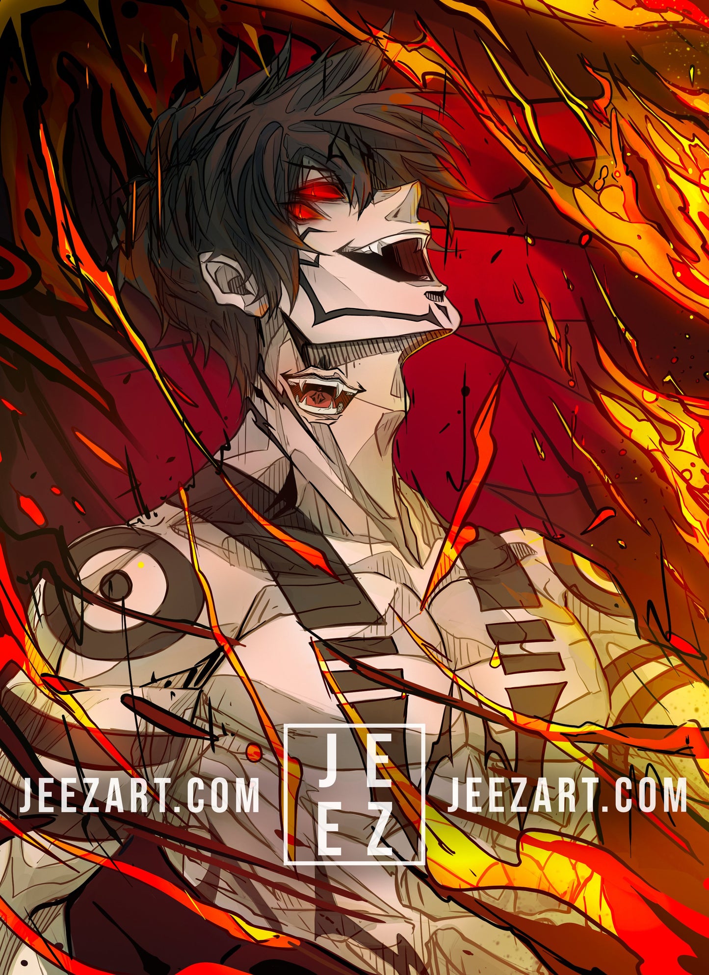Kira x Sukuna Print 👹 – JeezArt