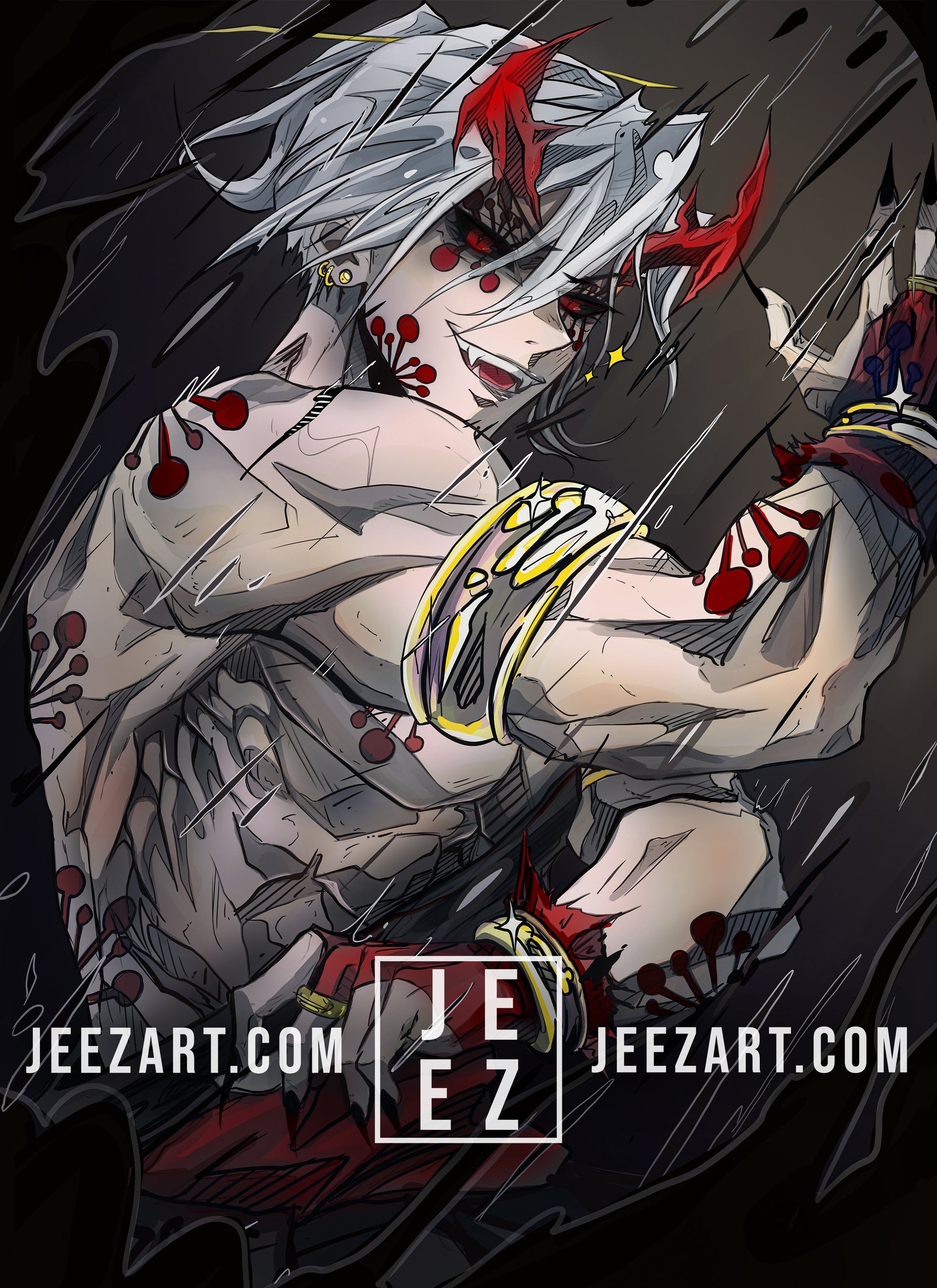 Demon Tengen Print 💥 – JeezArt