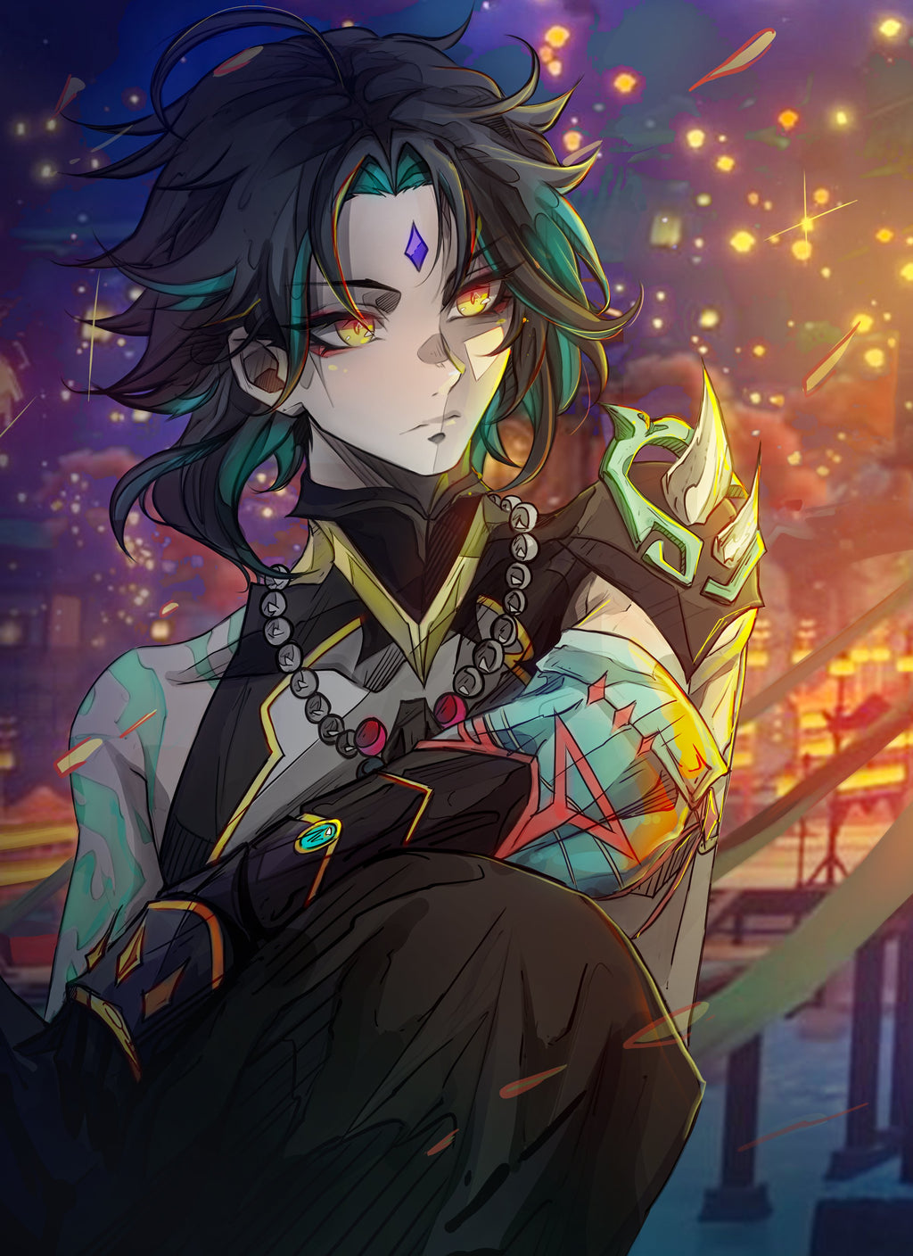 Xiao from Genshin Impact Print 🌠 – JeezArt